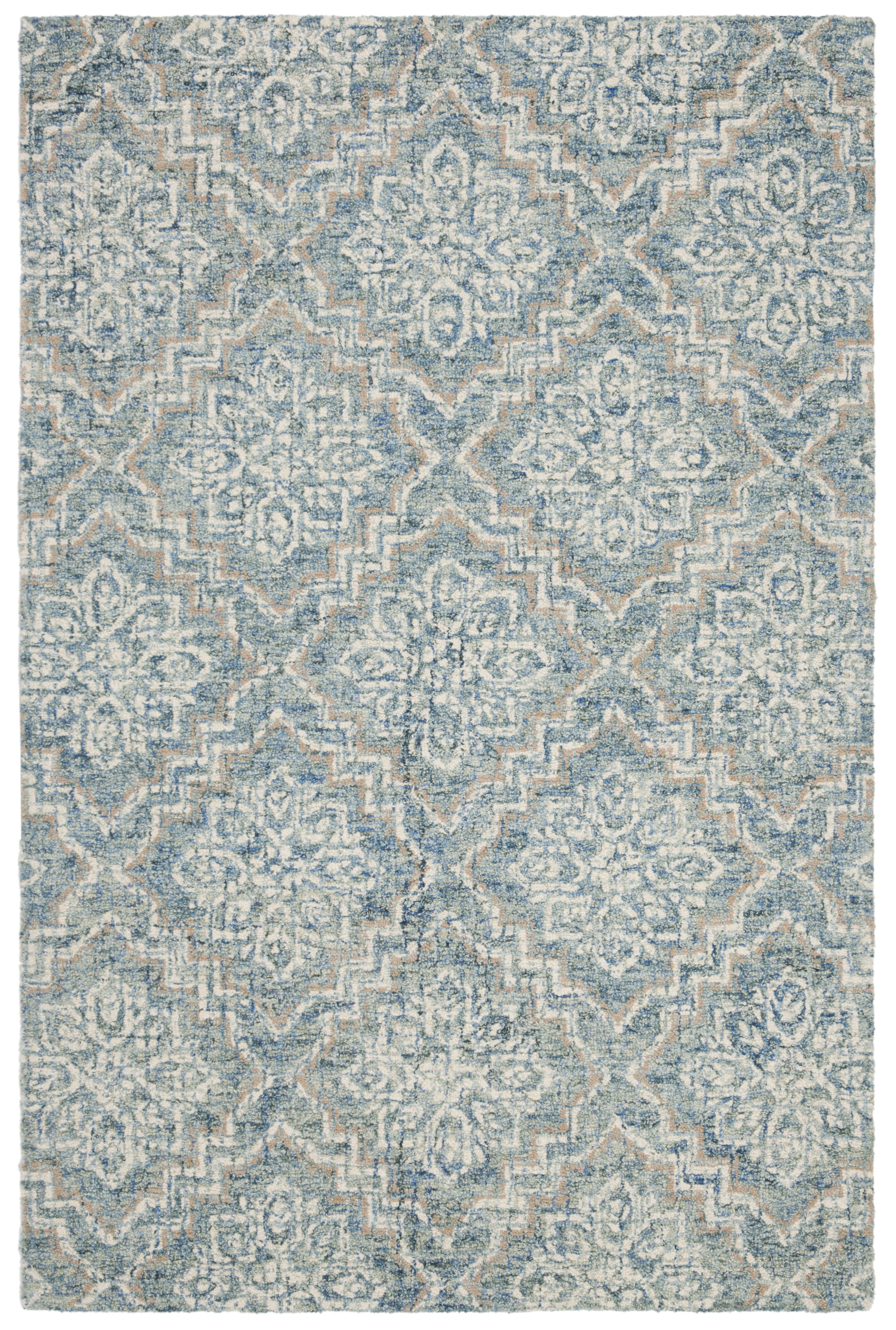 Safavieh Hand Tufted Abstract Collection Blue / Grey Area Rugs ...